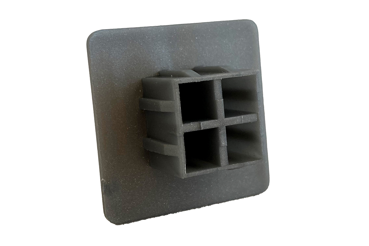 End plug plastic 40x40 (2 pcs)